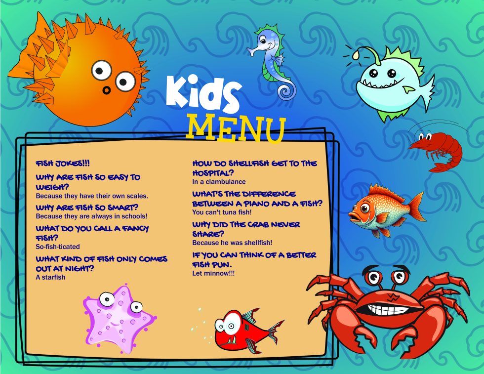 Katies Kids Menu - Katie's Seafood House